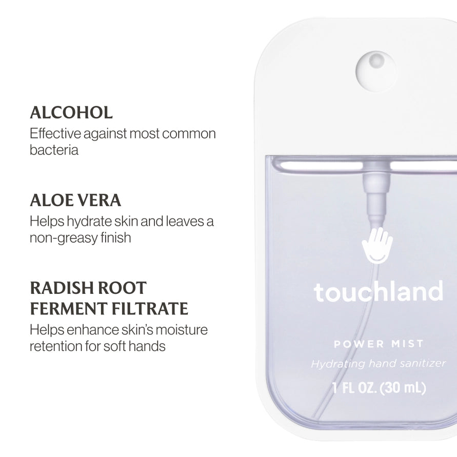 Unscented | Touchland Hydrating Hand Sanitizer – Southern Routes